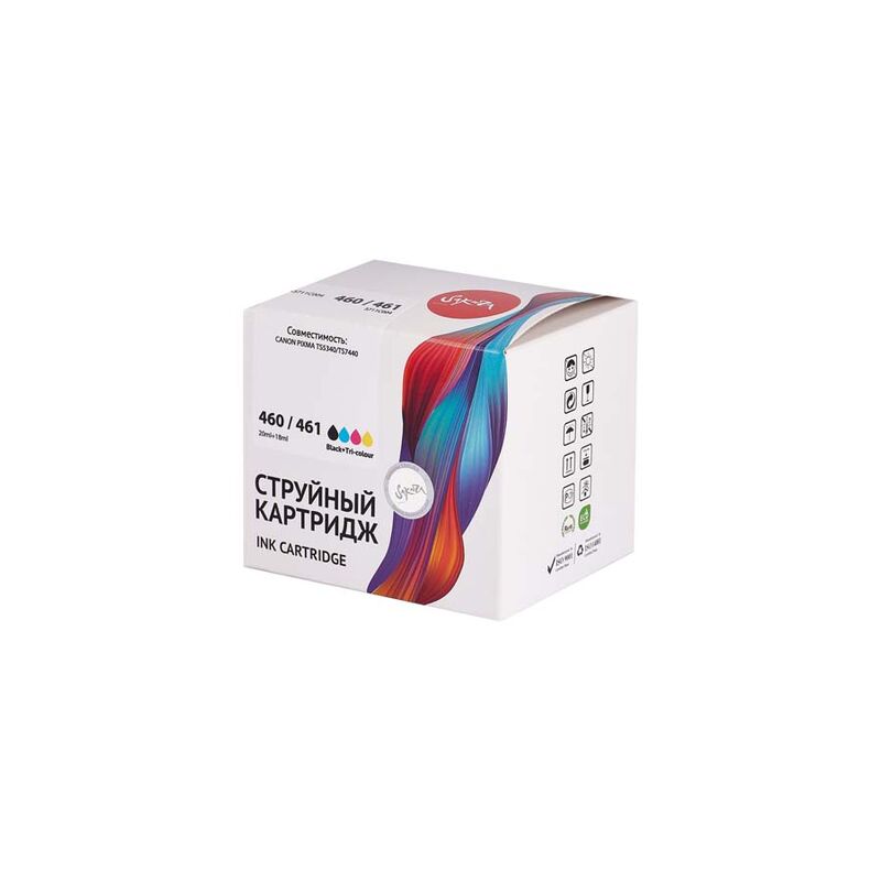 Комплект картриджей PG-460/CL461 для Canon Pixma MG5740, MG7740 ...